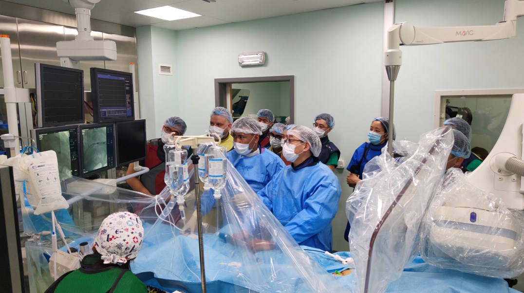 The first in the CIS implantation of a new generation pacemaker was ...